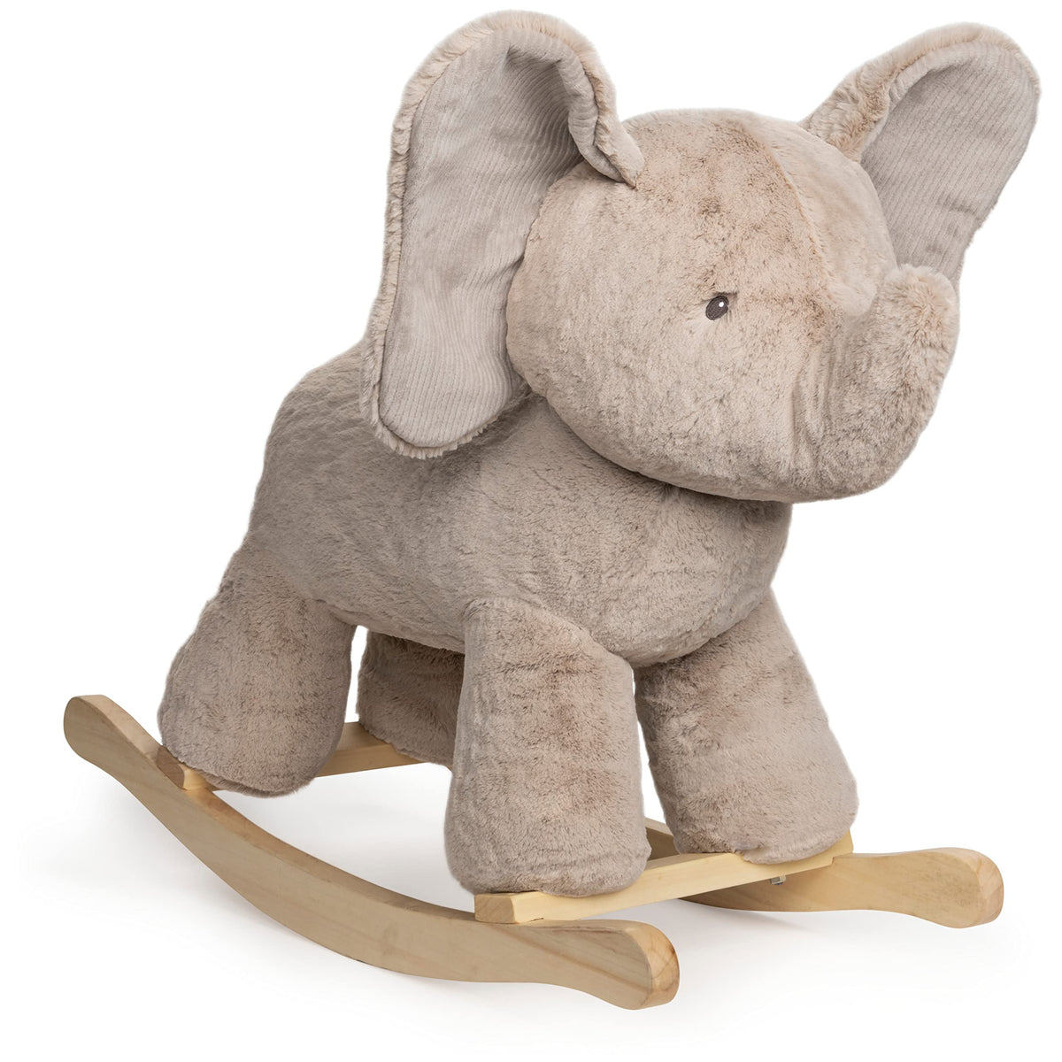 Lamb Rocker with Wooden Base Plush Stuffed Animal Nursery – wigsnice.com