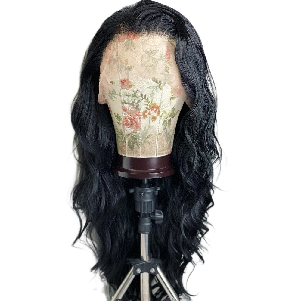 Long wave wig hair lace front wig synthetic hair – wigsnice.com